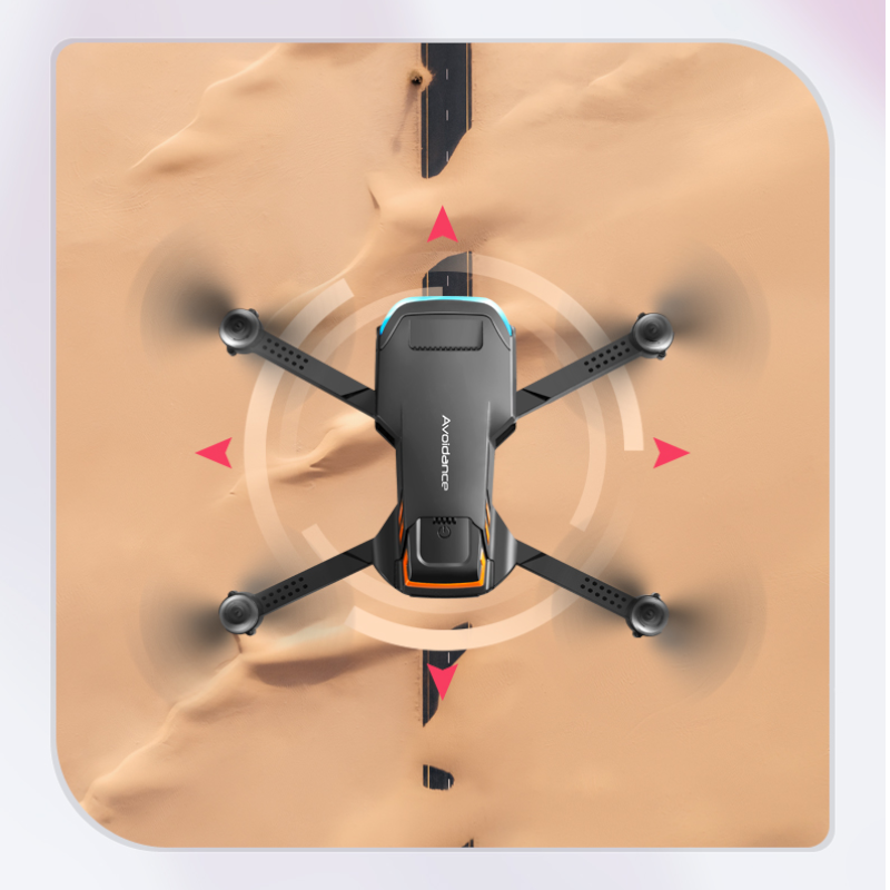 Dron K101 MAX dwie kamery 4K wifi unikanie przeszkód śledzenie - Lemon ...